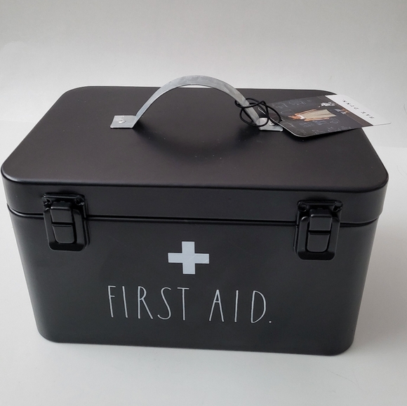 Rae Dunn | Storage & Organization | Rae Dunn First Aid Canister Metal ...